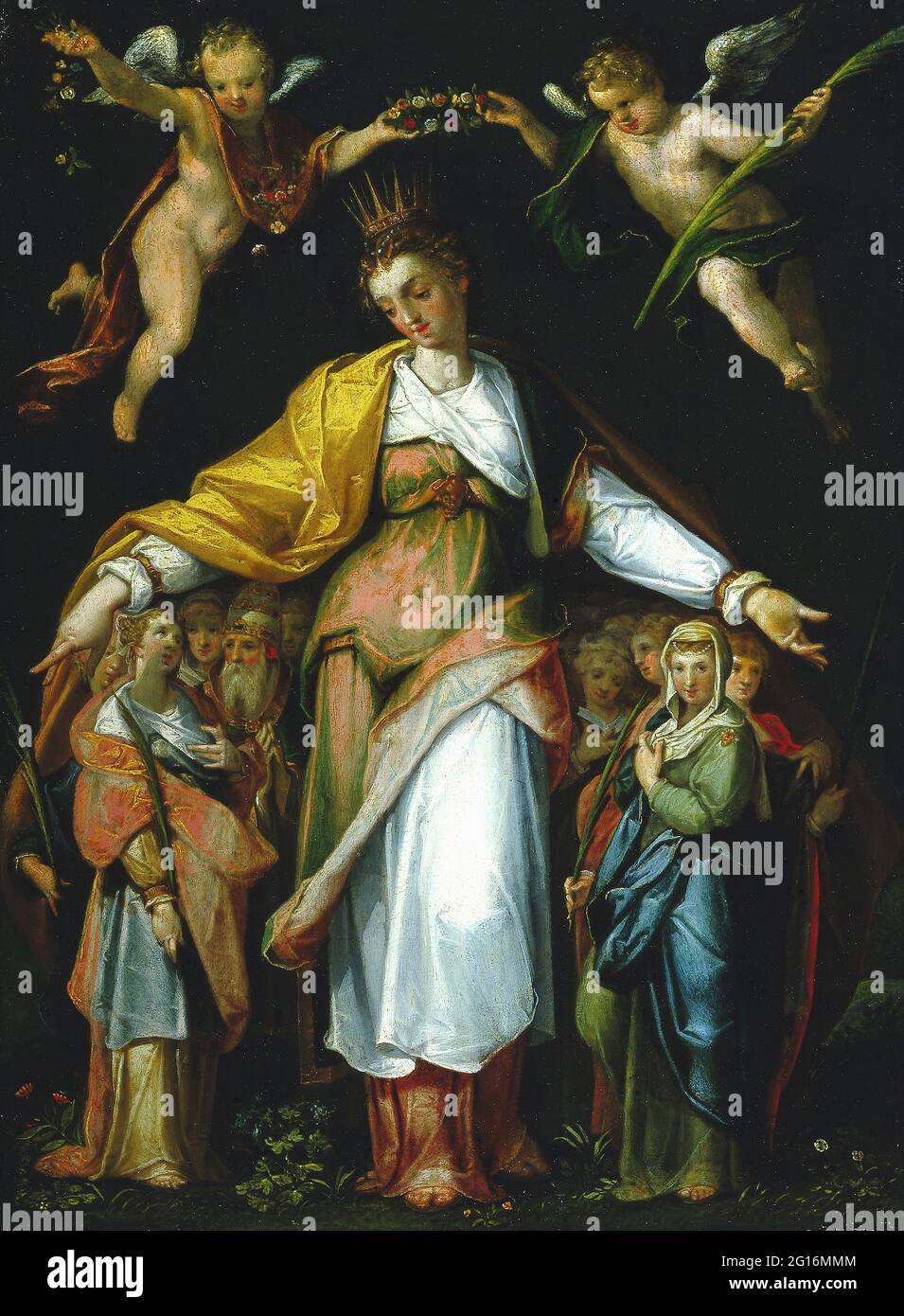 Bartholomaeus Spranger - Saint Ursula Stock Photo - Alamy