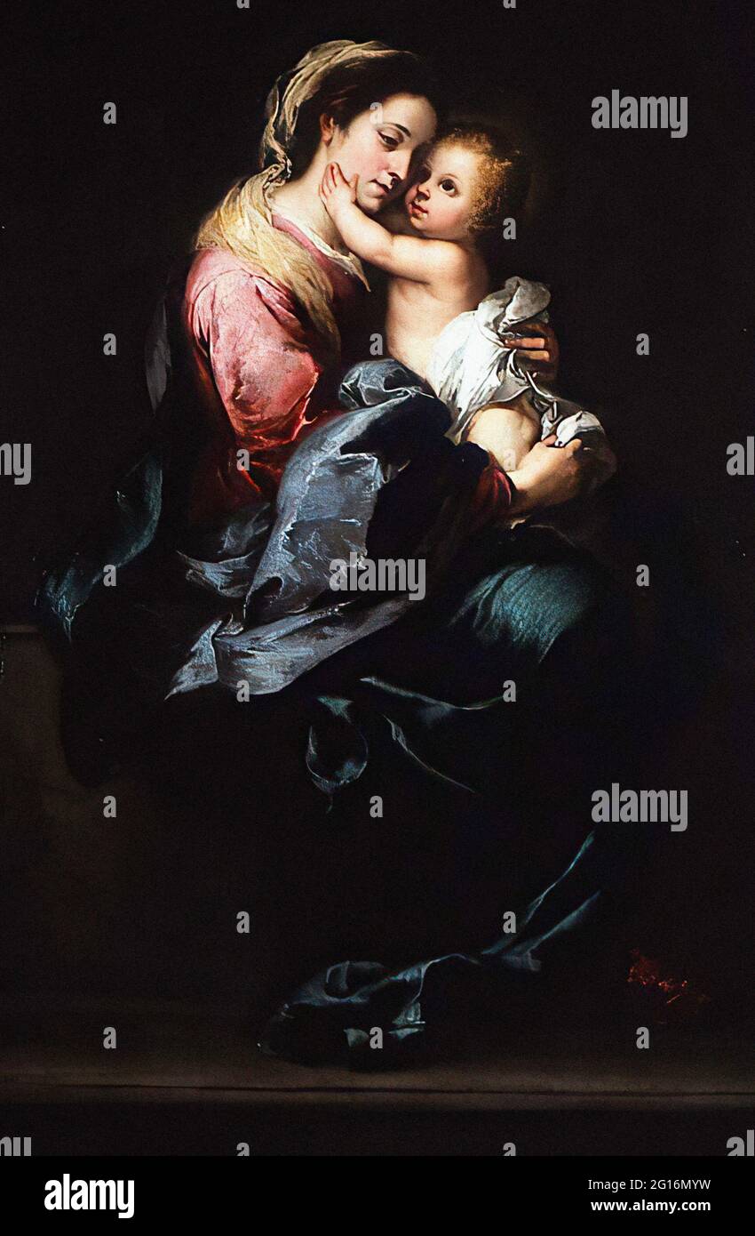 Bartolomé Esteban Murillo - Virgin Child 1650 Stock Photo - Alamy