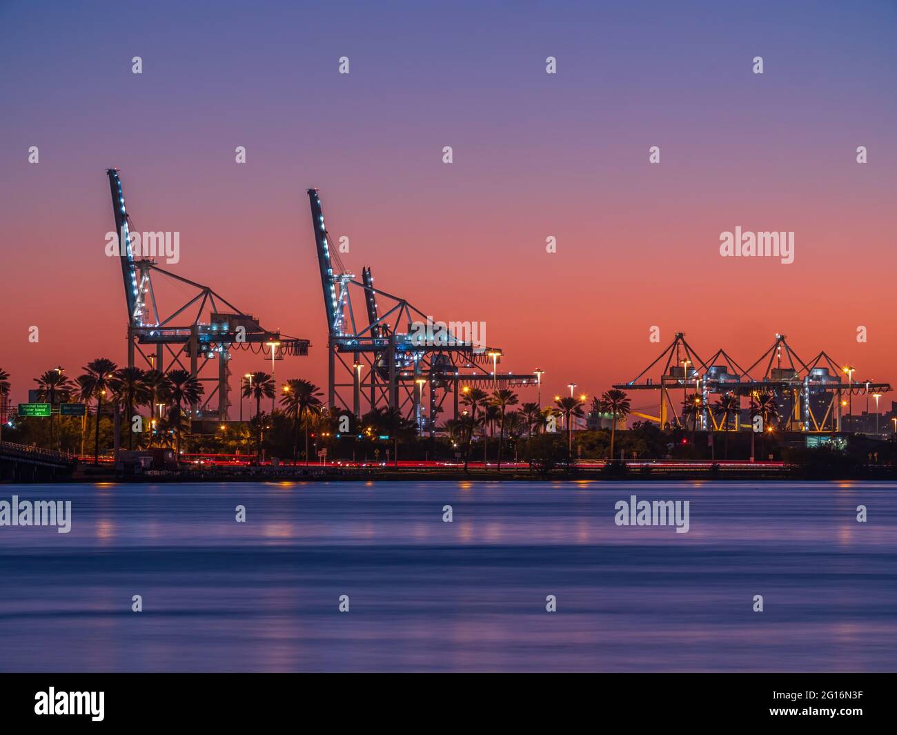 Sunset wharf and port hi-res stock photography and images - Alamy