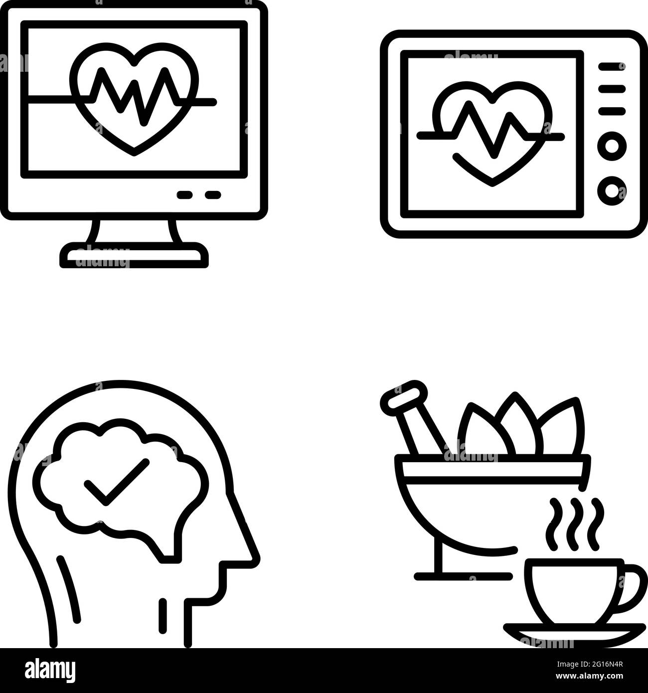 Pack of Pharmaceutical Linear Icons Stock Vector Image & Art - Alamy