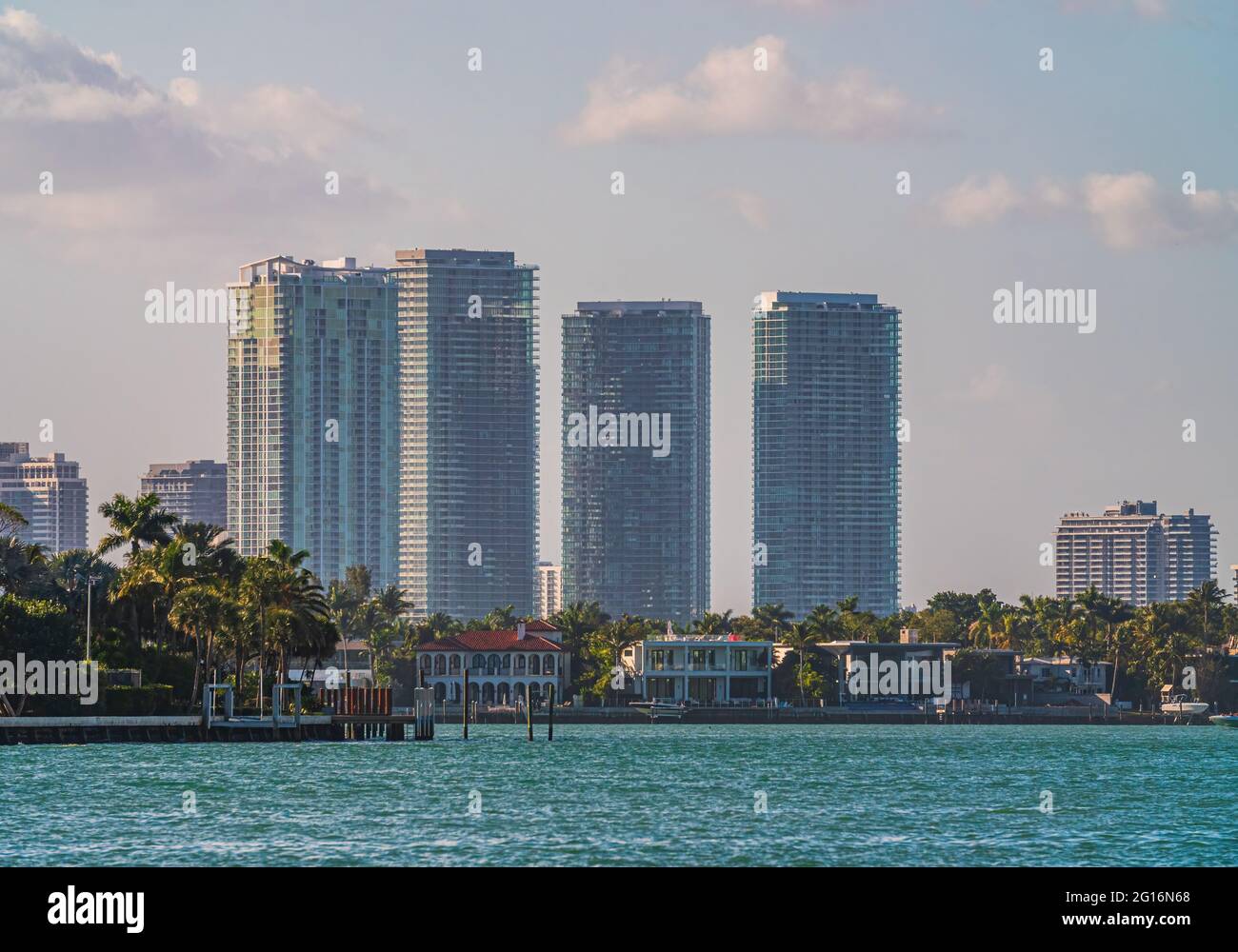 Highrise Buildings in Downtown Miami, Florida USA Stock Photo - Alamy