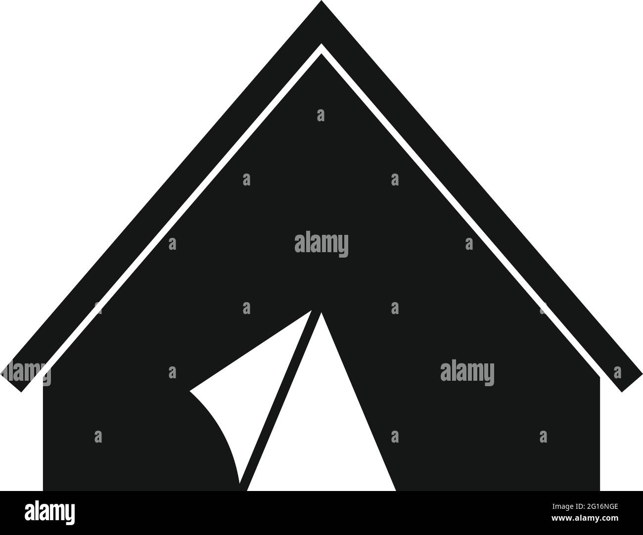 Quiet space tent icon, simple style Stock Vector Image & Art - Alamy