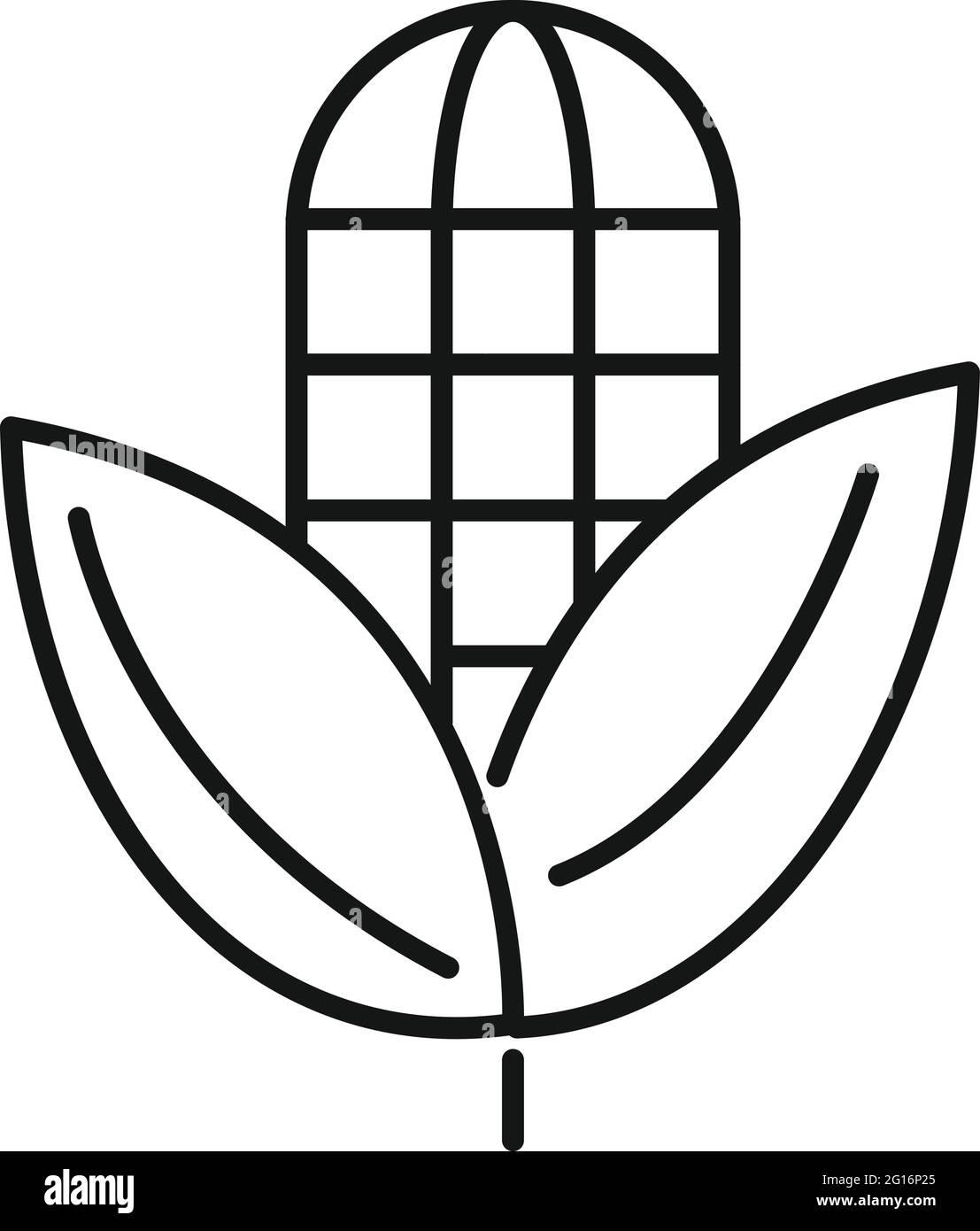 Farm corn icon, outline style Stock Vector Image & Art - Alamy