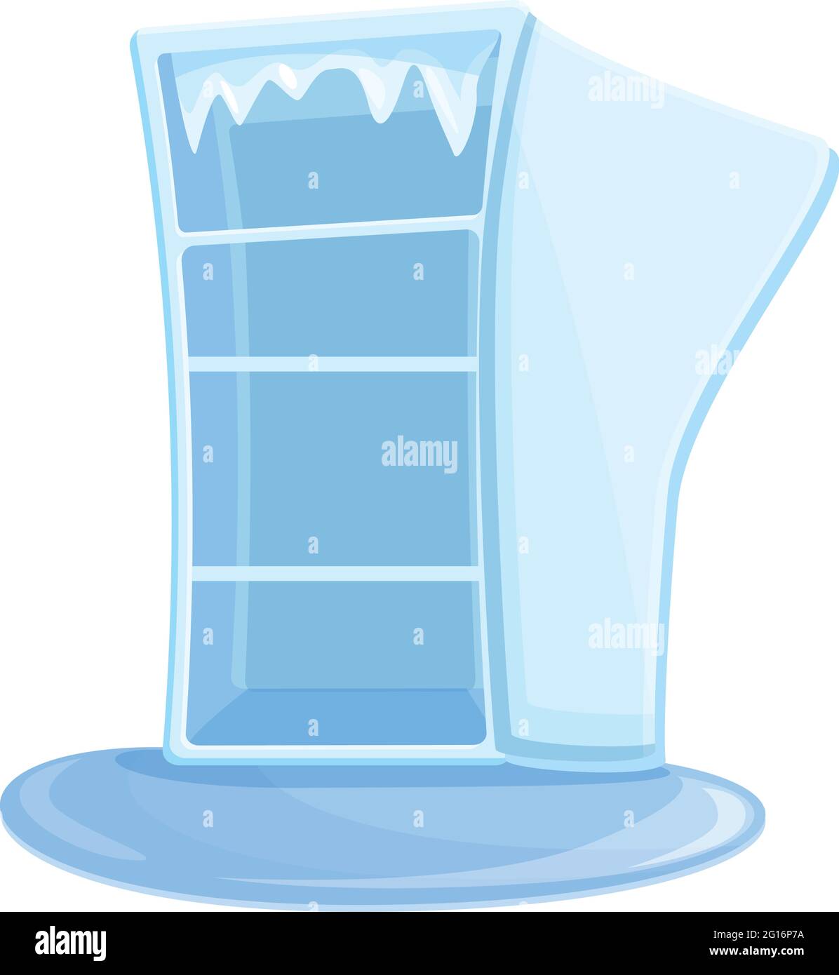 Industrial refrigerator repair icon. Cartoon of Industrial refrigerator ...