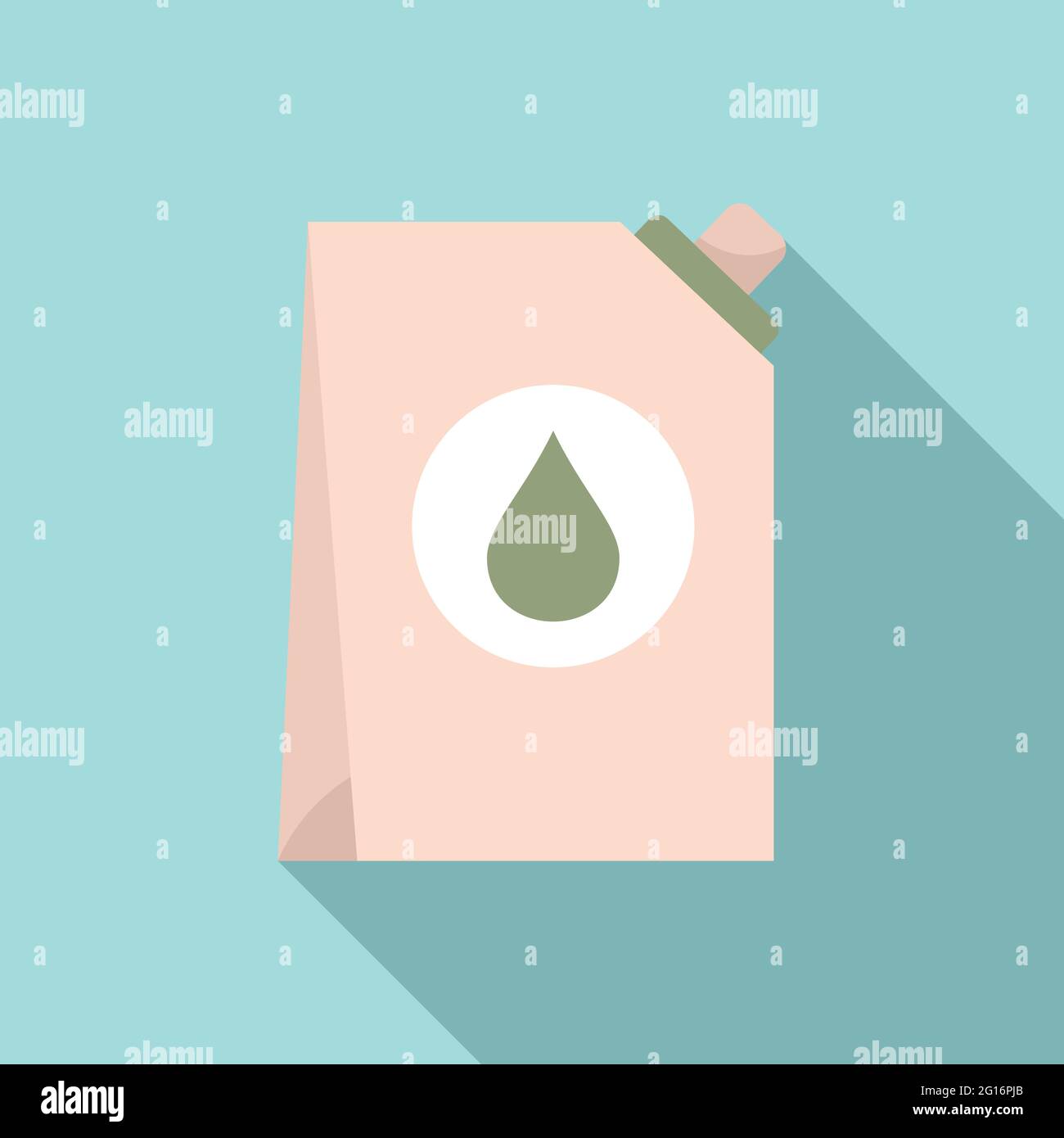 Softener drop pack icon, flat style Stock Vector Image & Art - Alamy