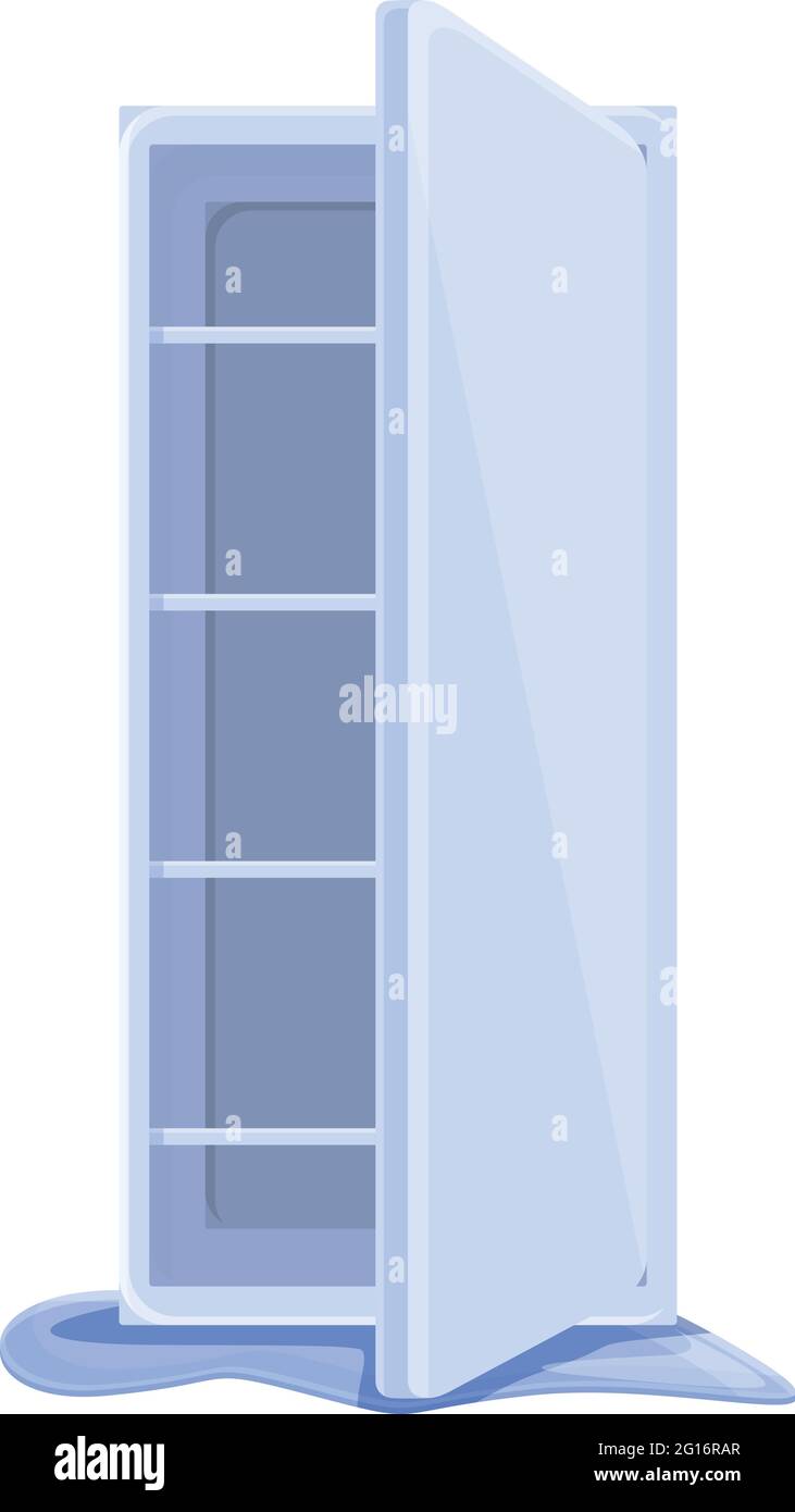 Open refrigerator repair icon. Cartoon of Open refrigerator repair ...