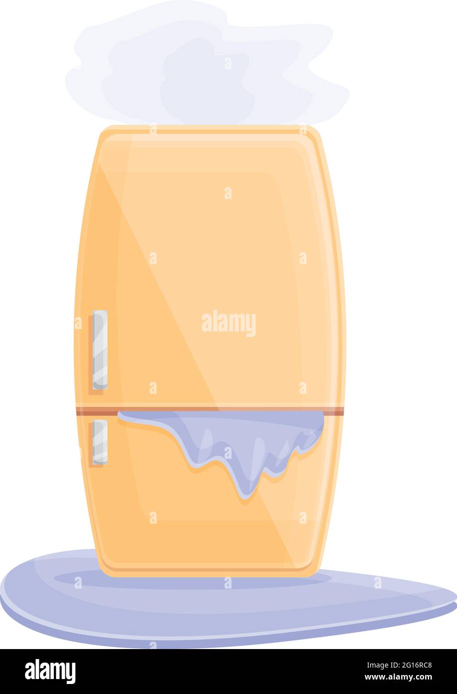 Deep refrigerator repair icon. Cartoon of Deep refrigerator repair ...