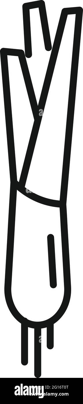 Onion bulb leaves isolated Stock Vector Images - Alamy