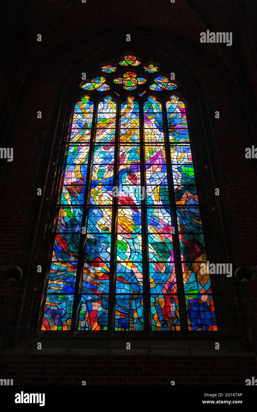 Multi colored stained glass art glass hi-res stock photography and ...
