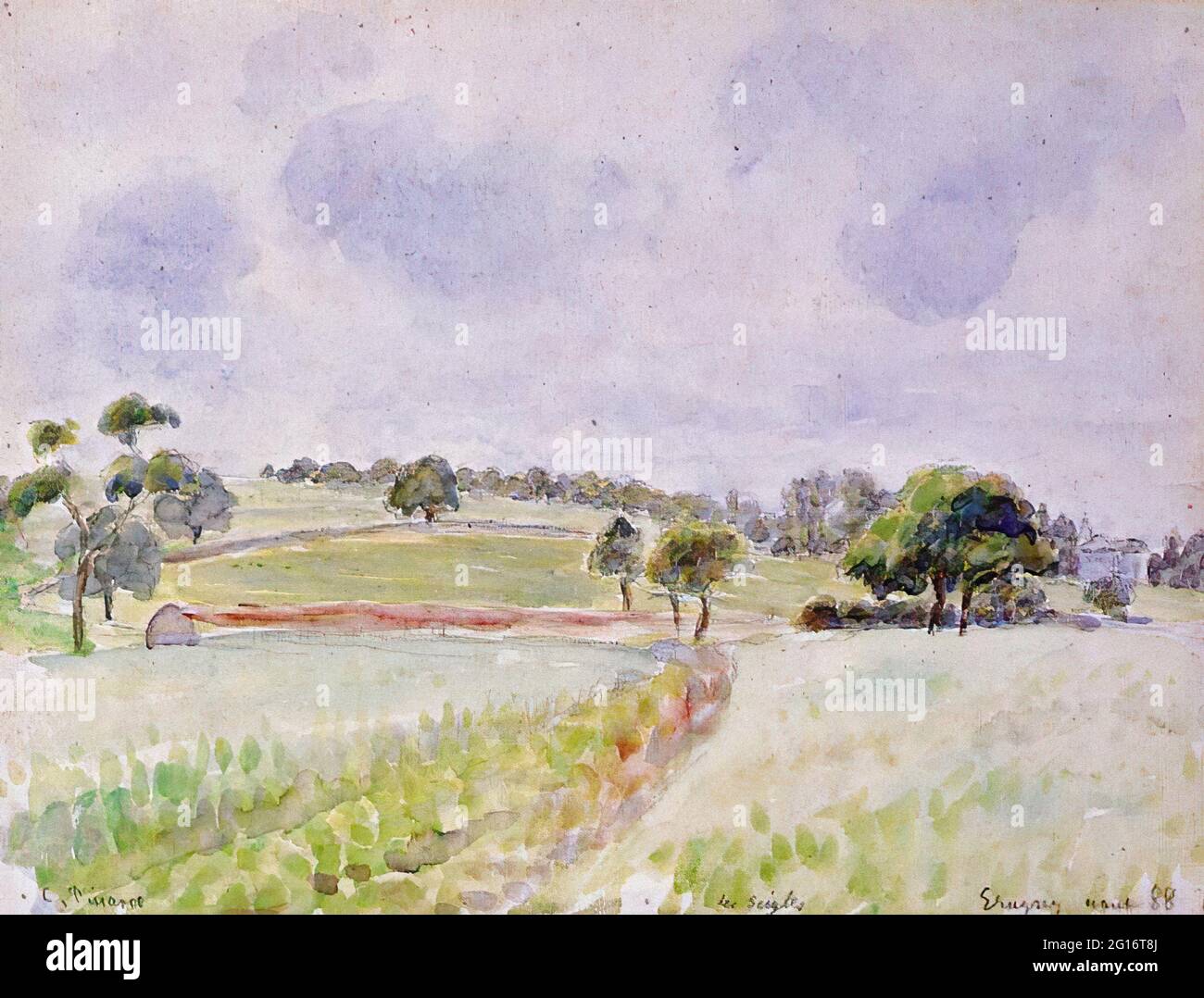 Rye field painting hi-res stock photography and images - Alamy