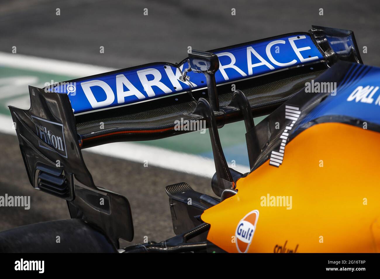 Baku, Azerbaijan. 05th June, 2021. McLaren MCL35M, mechanical detail ...