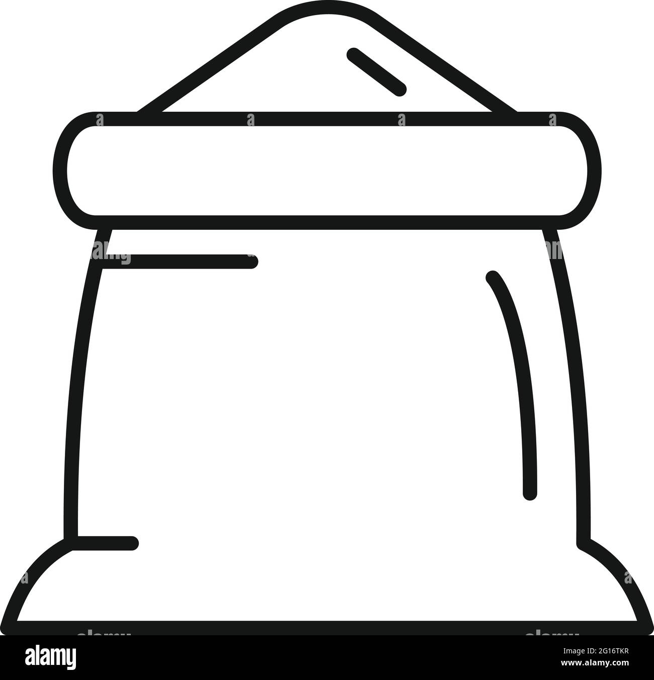 Flour sack icon, outline style Stock Vector Image & Art - Alamy