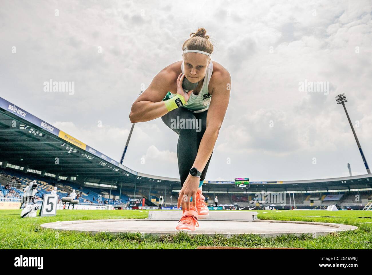 Brunswick, Germany. 05th June, 2021. Athletics: German Championships ...