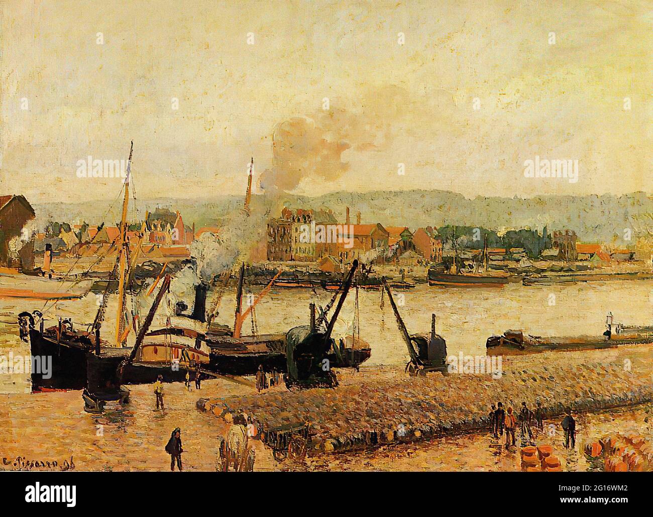 Camille Pissarro - Morning After Rain Rouen 1896 Stock Photo - Alamy