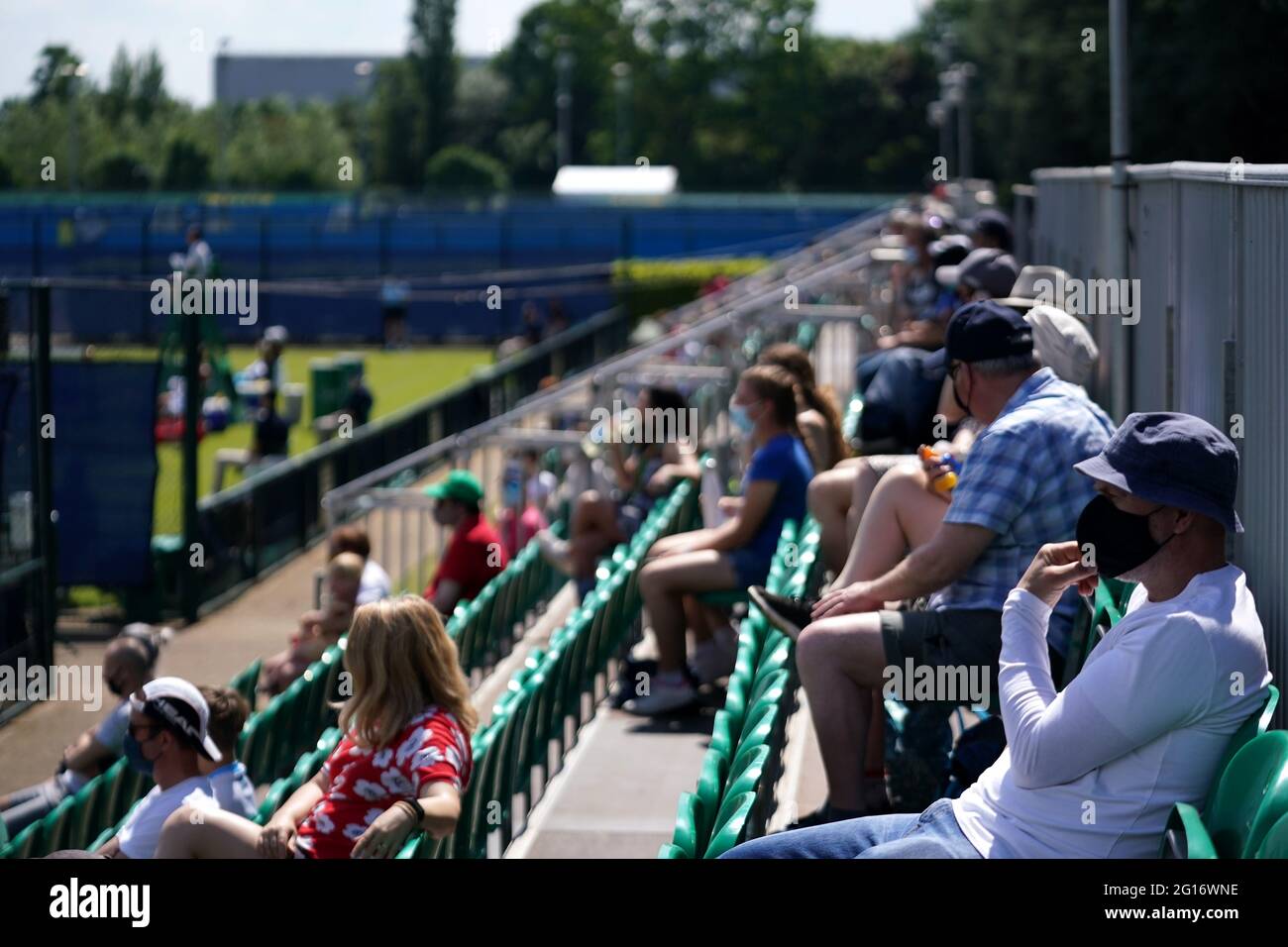 A general view of fans during day one of the Viking Open at Nottingham ...