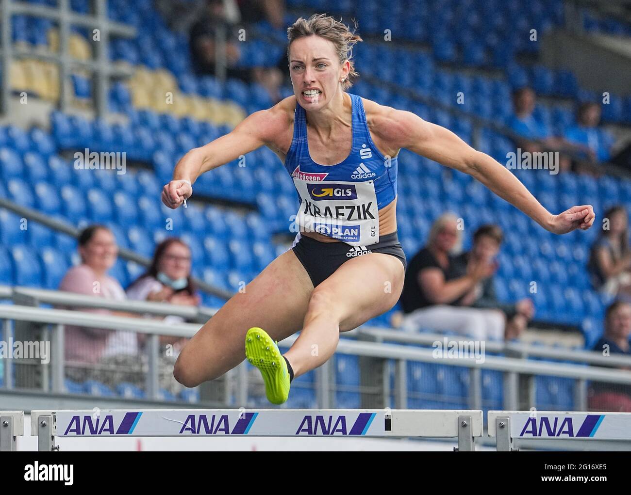 Brunswick, Germany. 05th June, 2021. Athletics: German Championships ...