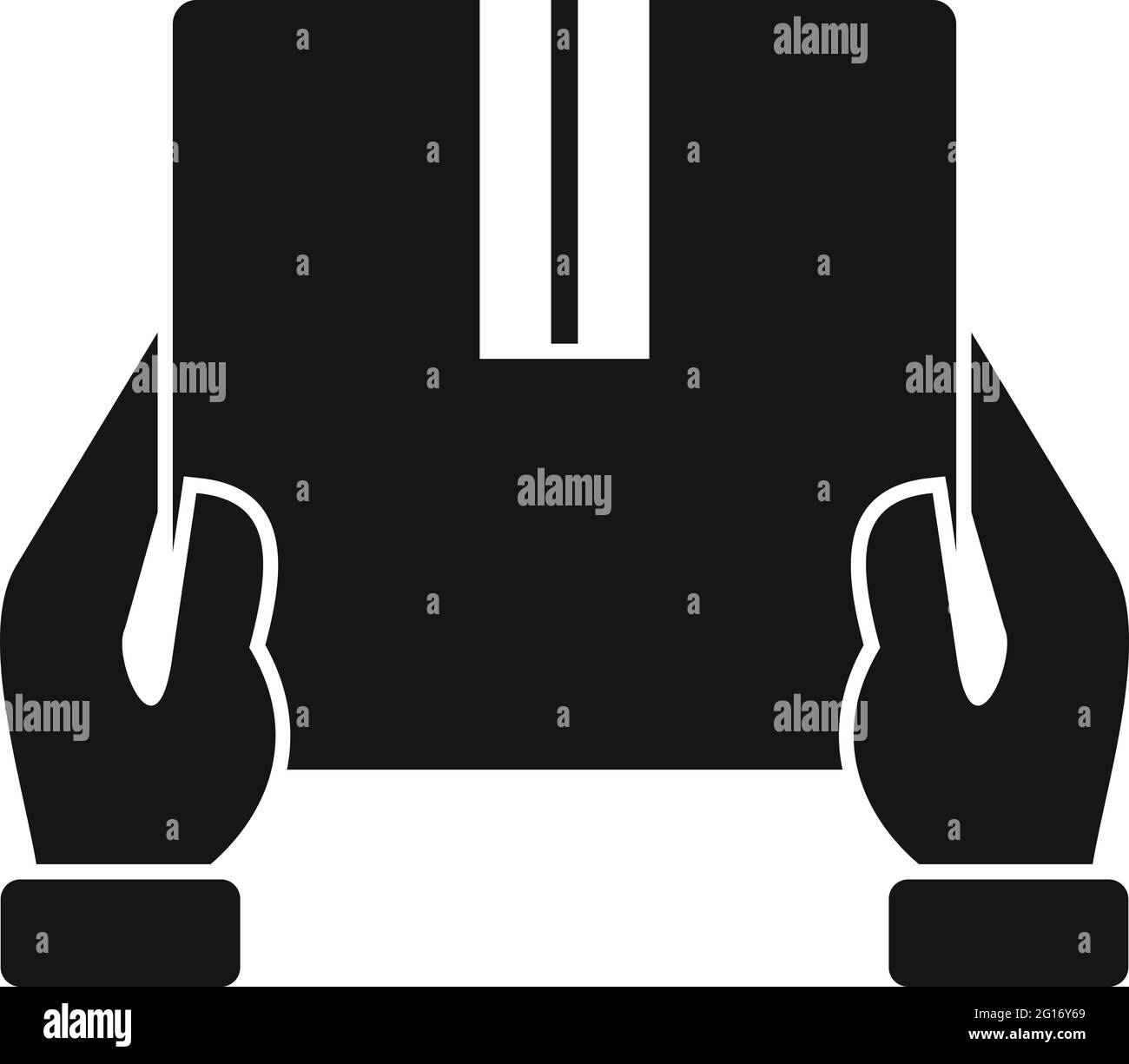 Food delivery service worker Black and White Stock Photos & Images - Alamy