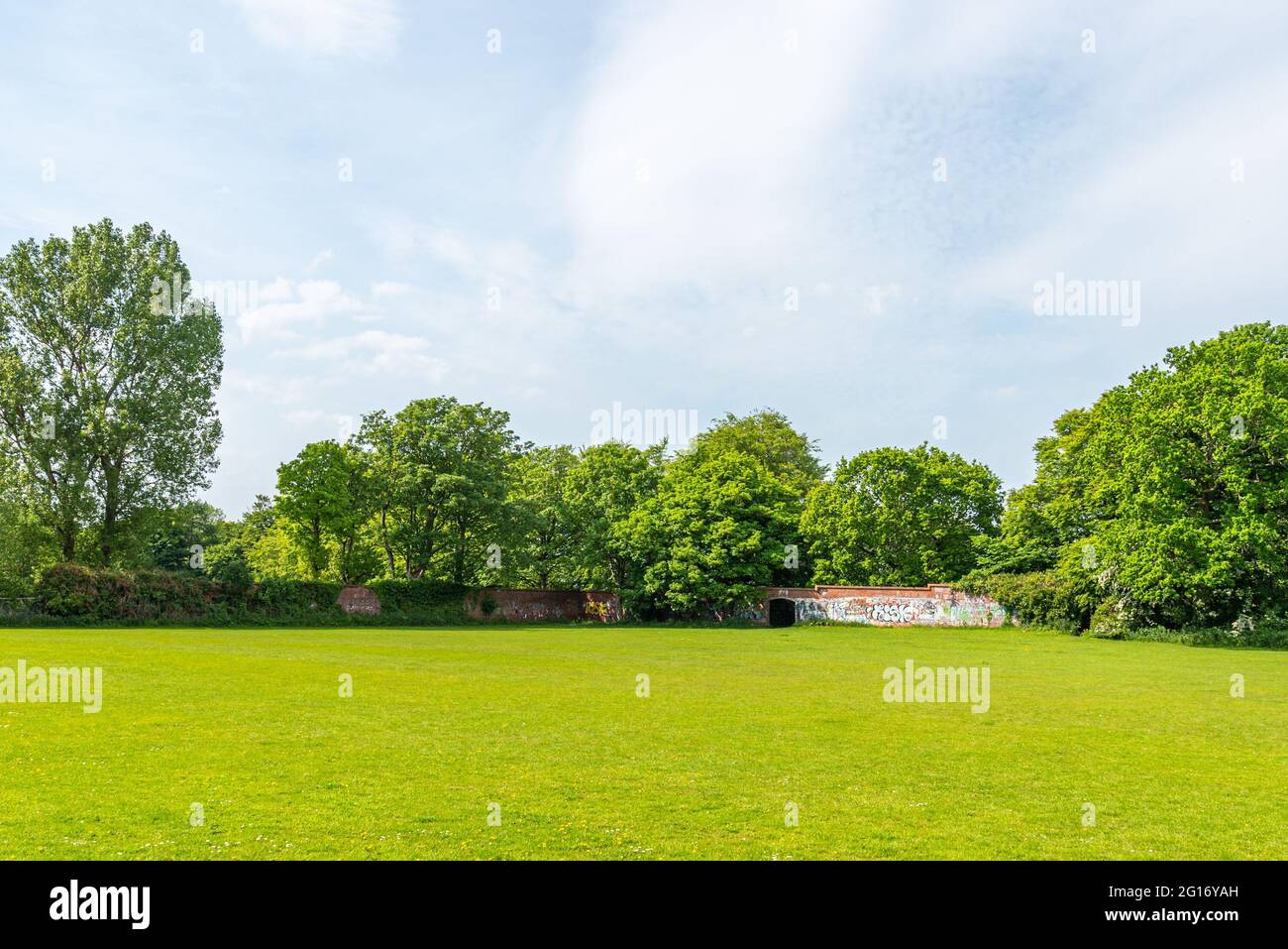 Fullarton, Troon, Scotland, UK - June 01, 2021: The ancient walled ...