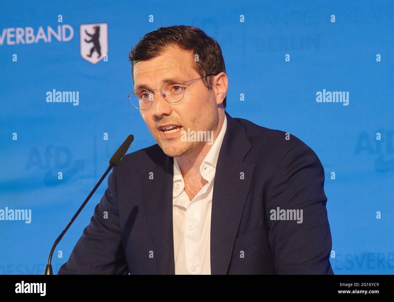 Berlin, Germany. 05th June, 2021. At the Berlin party conference of the ...