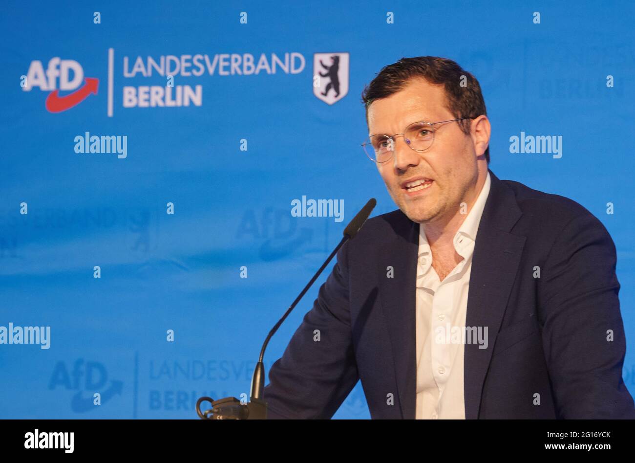 Berlin, Germany. 05th June, 2021. At the Berlin party conference of the ...