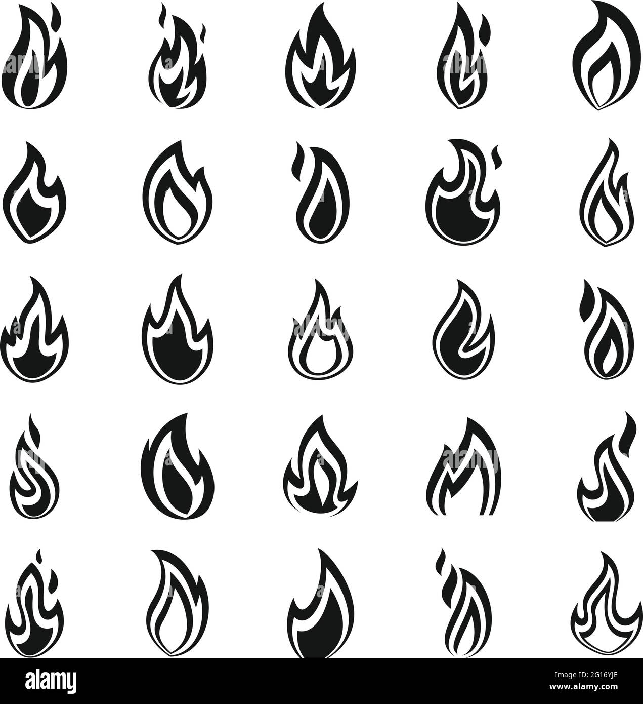 Simple Fire Drawings