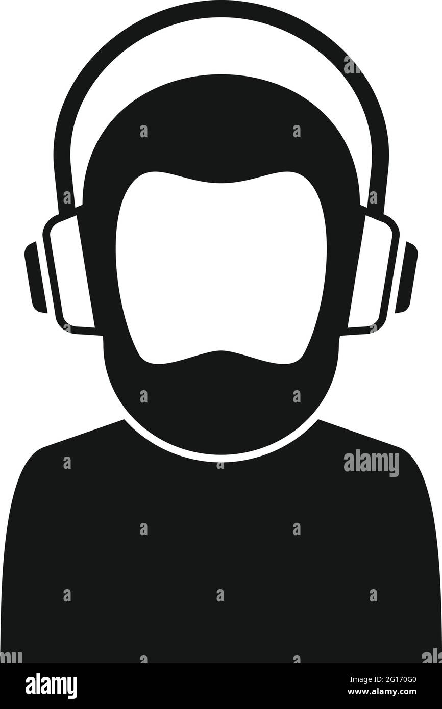 Podcast speaker icon, simple style Stock Vector Image & Art - Alamy