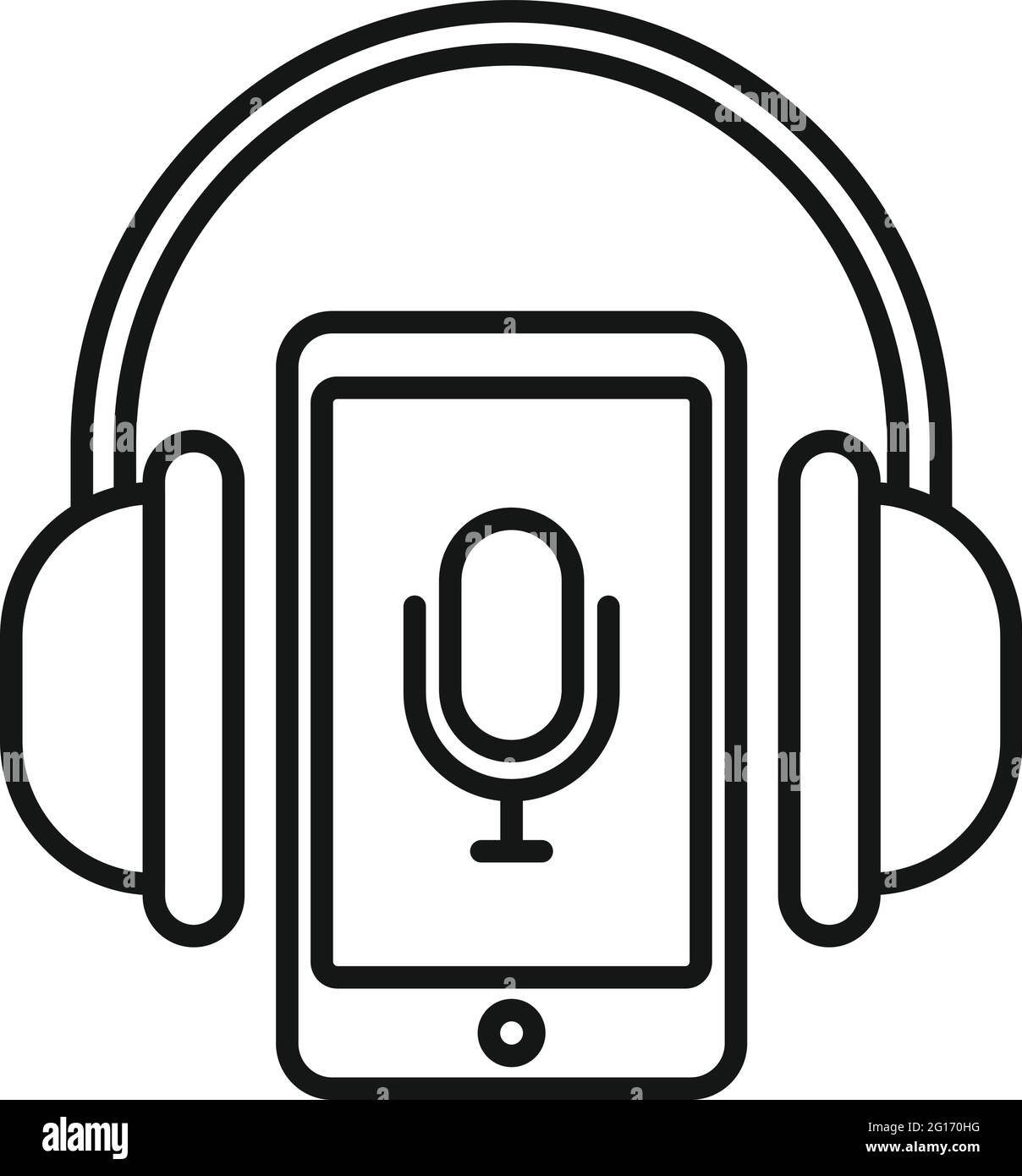 Speech record smartphone Black and White Stock Photos & Images - Alamy