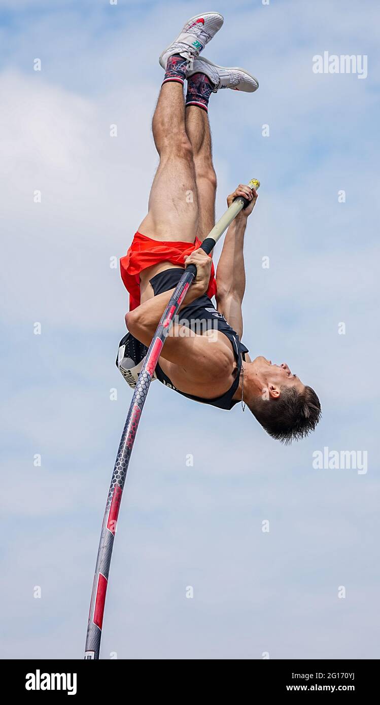 Brunswick, Germany. 05th June, 2021. Athletics: German Championships ...