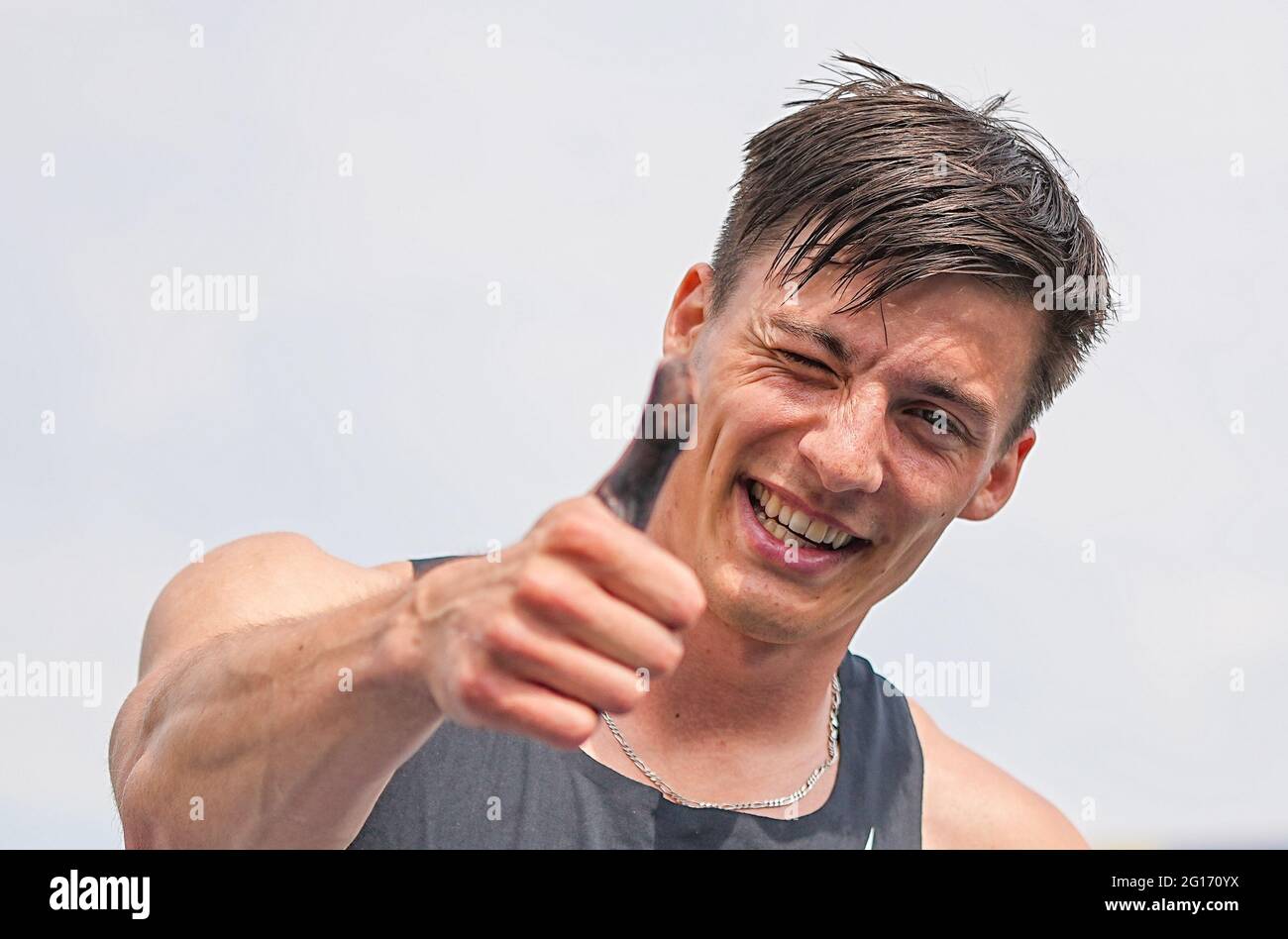 Brunswick, Germany. 05th June, 2021. Athletics: German championship ...