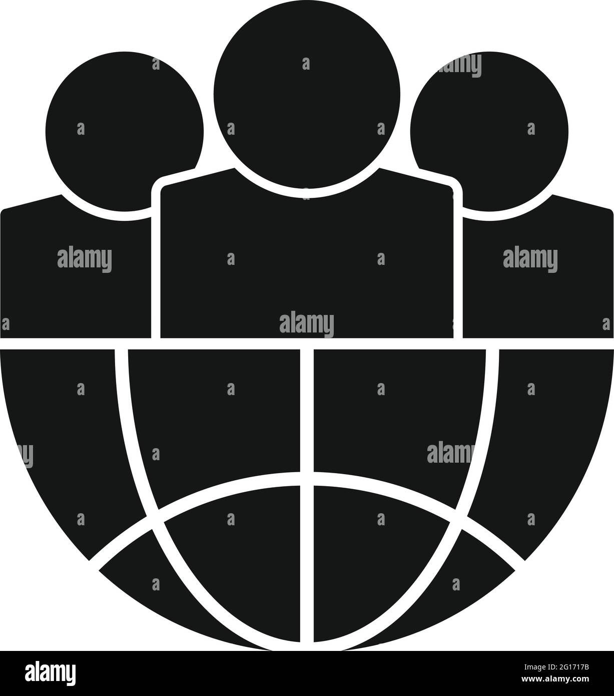 Outsource global group icon, simple style Stock Vector Image & Art - Alamy