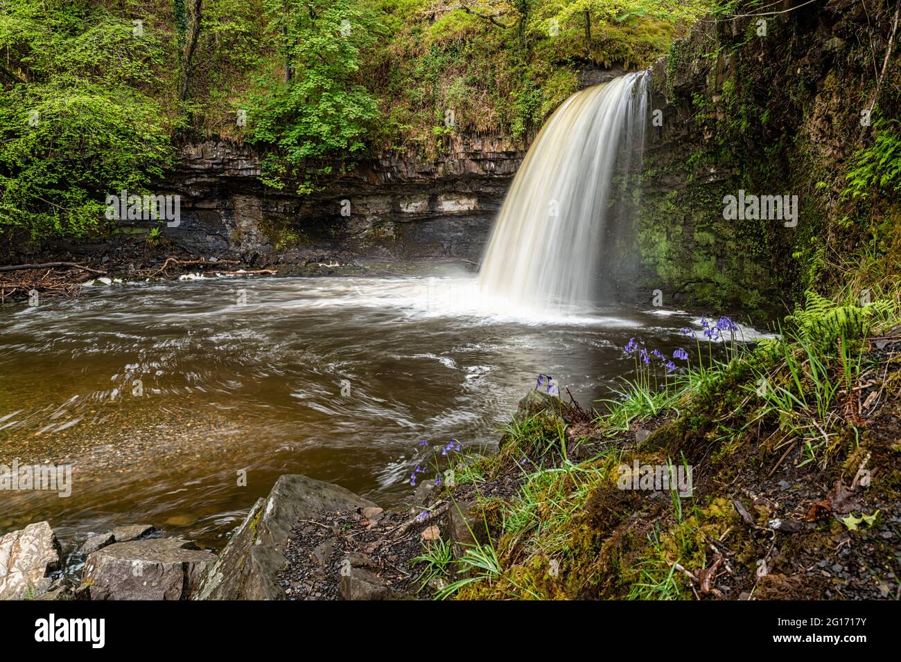 Lady Falls Waterfall in South Wales Stock Photo - Alamy