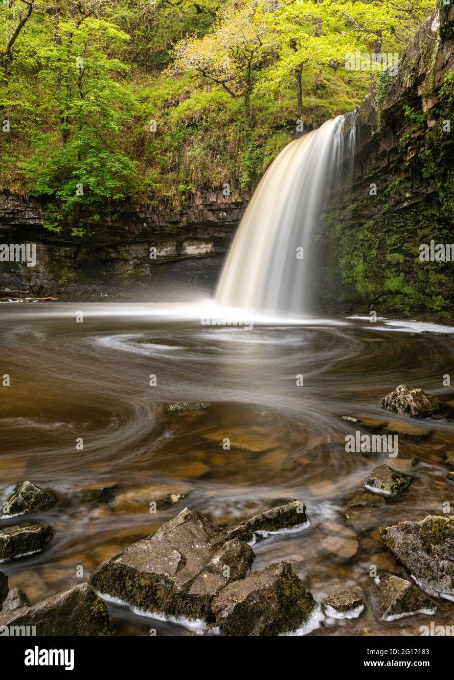 Lady Falls Waterfall in South Wales Stock Photo - Alamy