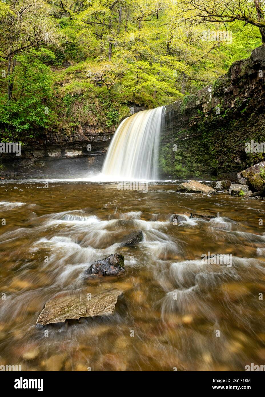 Lady Falls Waterfall in South Wales Stock Photo - Alamy
