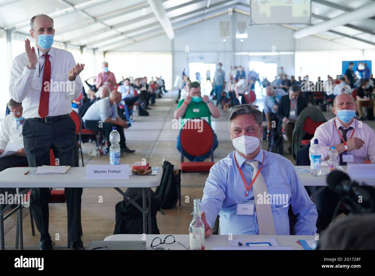 Berlin, Germany. 05th June, 2021. At the Berlin party conference of the ...