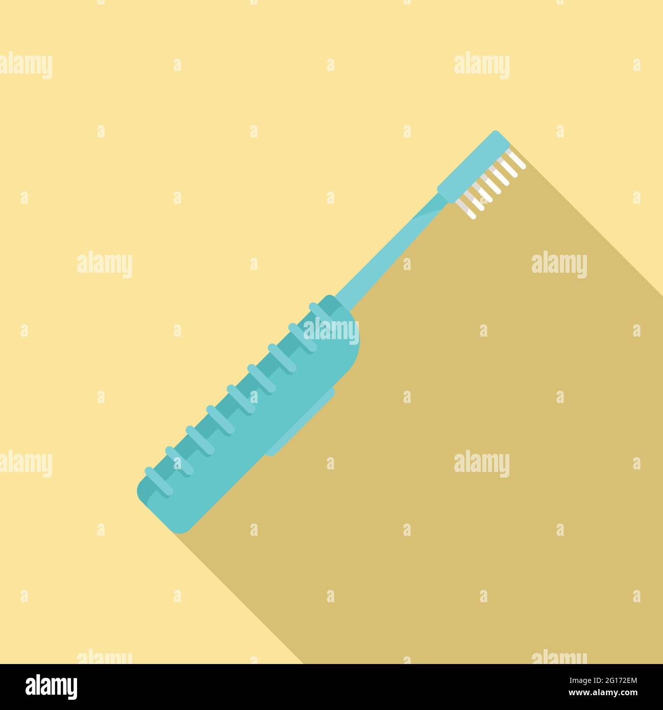 Electric toothbrush oral icon, flat style Stock Vector Image & Art - Alamy