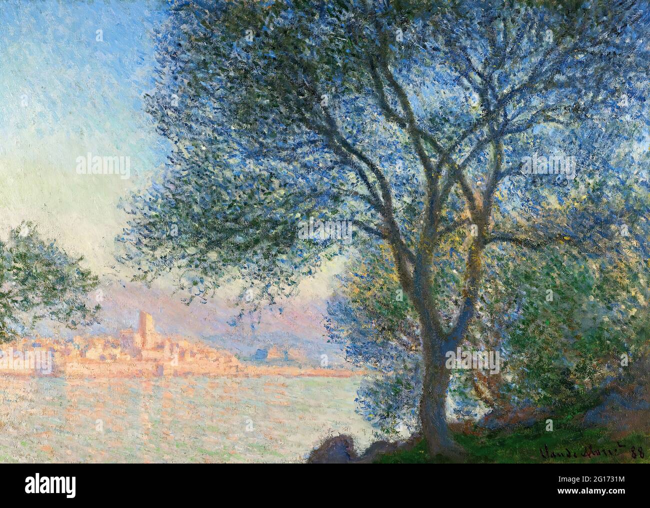 Claude monet antibes hi-res stock photography and images - Alamy