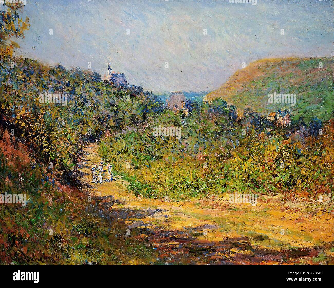 Claude Monet - at Les Petit Dalles 1884 Stock Photo - Alamy