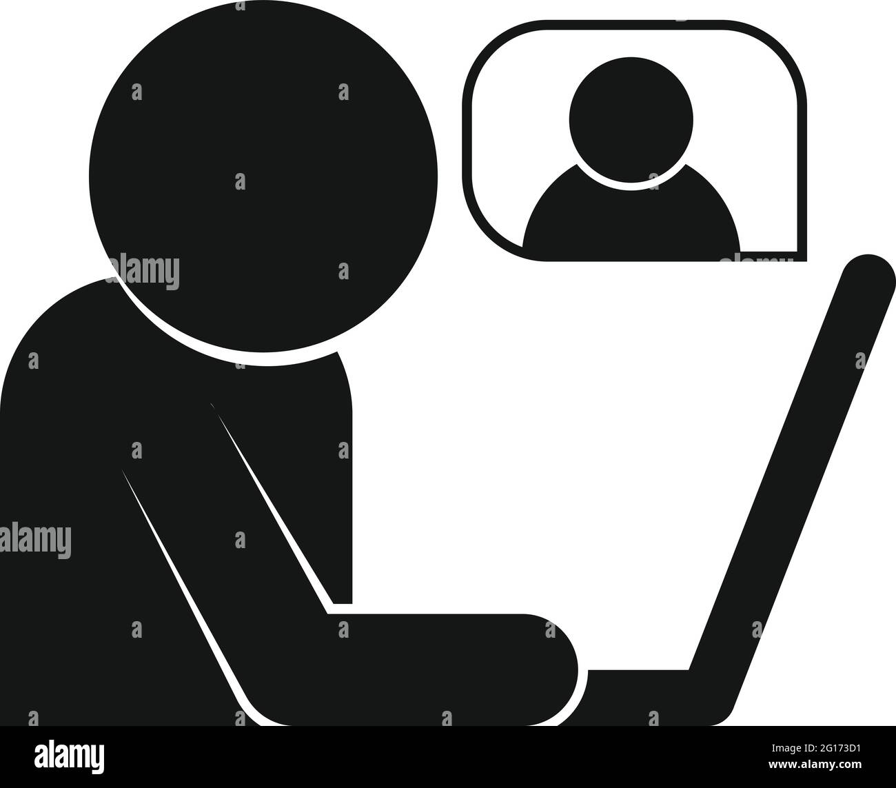 Business teleconference video presentation Cut Out Stock Images ...