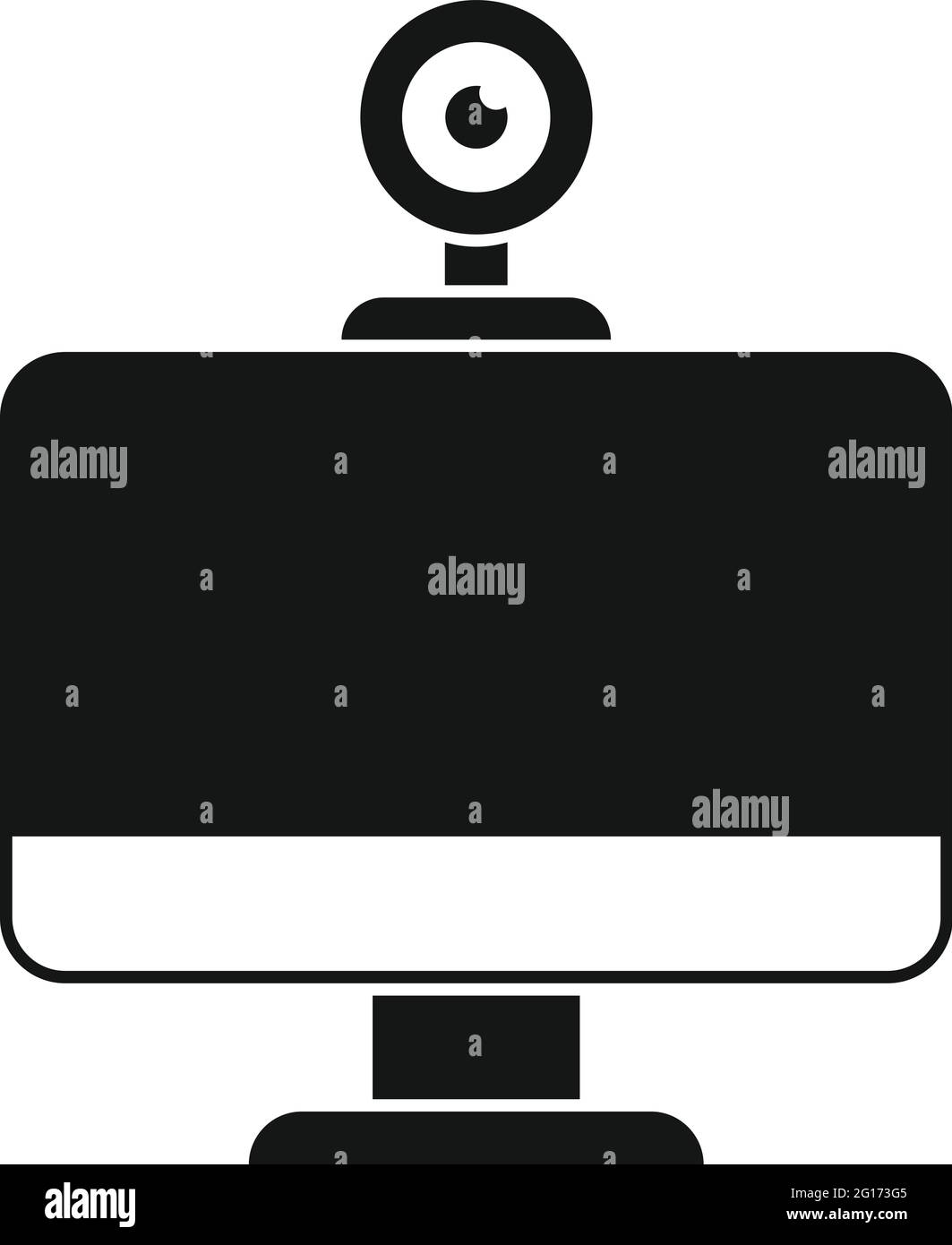 Web camera video call icon, simple style Stock Vector Image & Art - Alamy