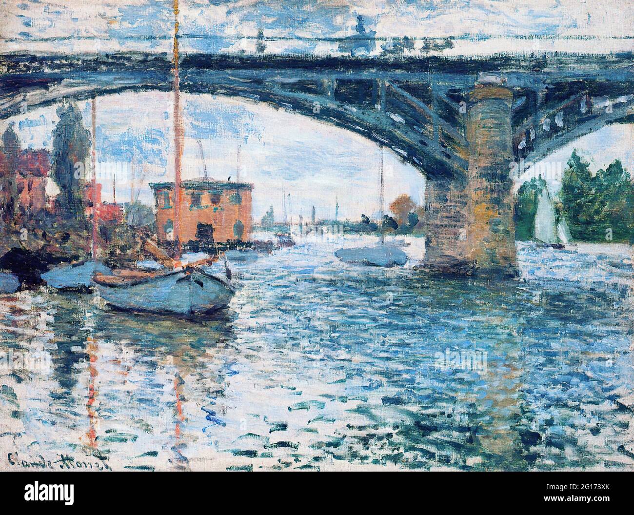 Claude monet bridge hi-res stock photography and images - Alamy