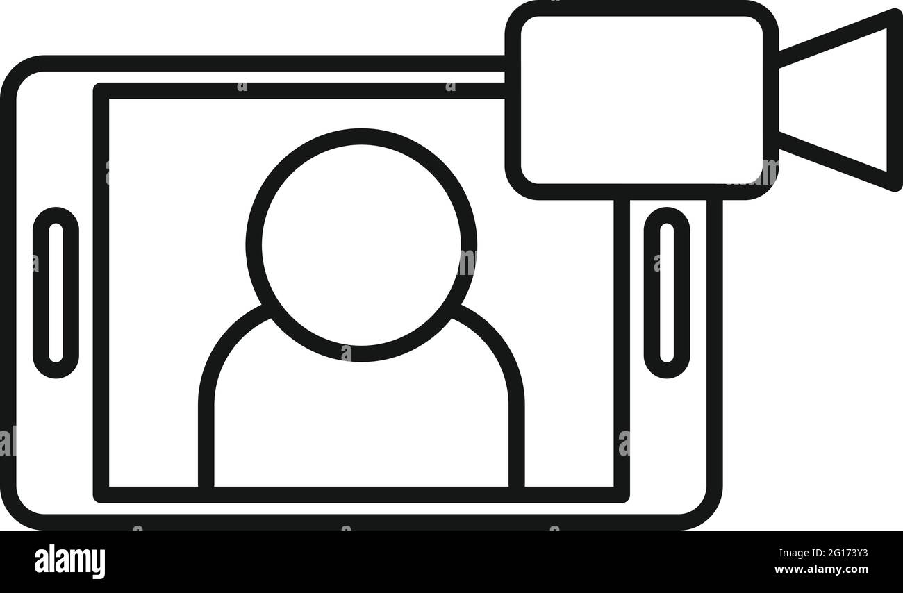 Girl hold smart phone camera Cut Out Stock Images & Pictures - Alamy