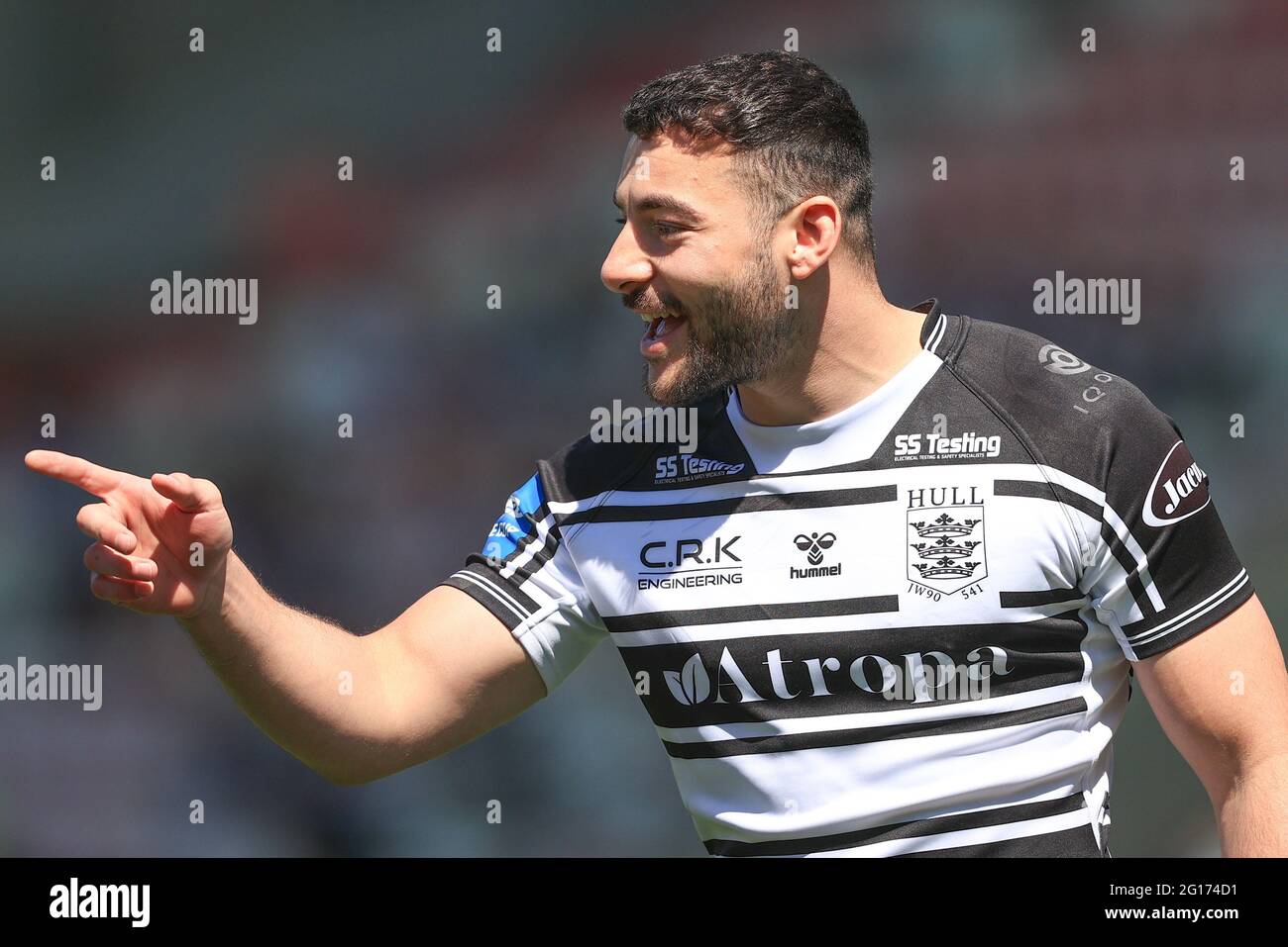 Jake Connor (1) of Hull FC during the warm up Stock Photo - Alamy