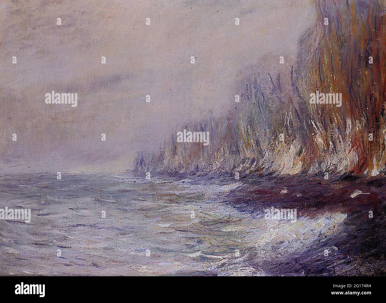 Claude Monet - Effect Fog near Dieppe 1882 Stock Photo - Alamy