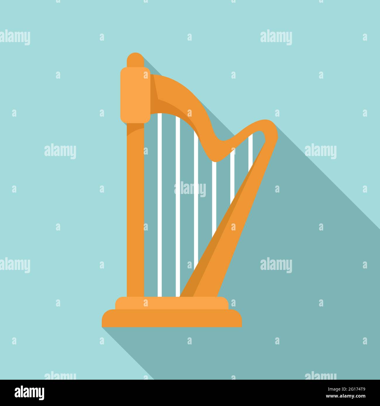 Gold harp logo hi-res stock photography and images - Alamy