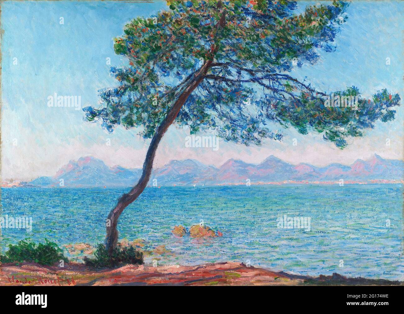 Claude Monet - Esterel Mountains 1888 Stock Photo - Alamy