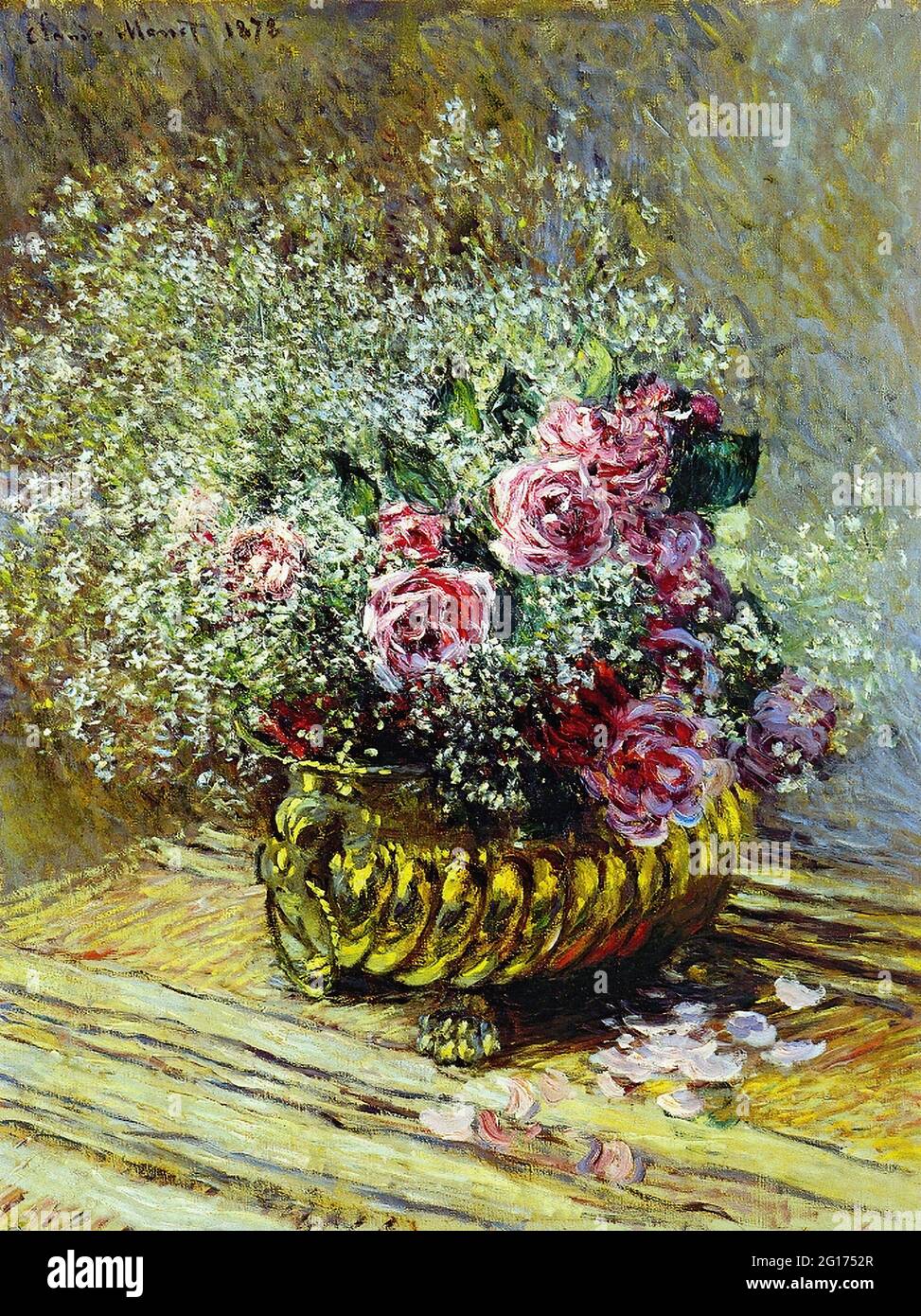 Monet flowers hi-res stock photography and images - Alamy