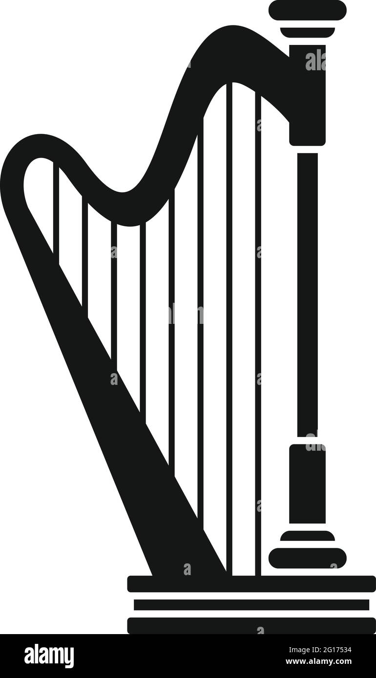 Harp lesson icon, simple style Stock Vector Image & Art - Alamy