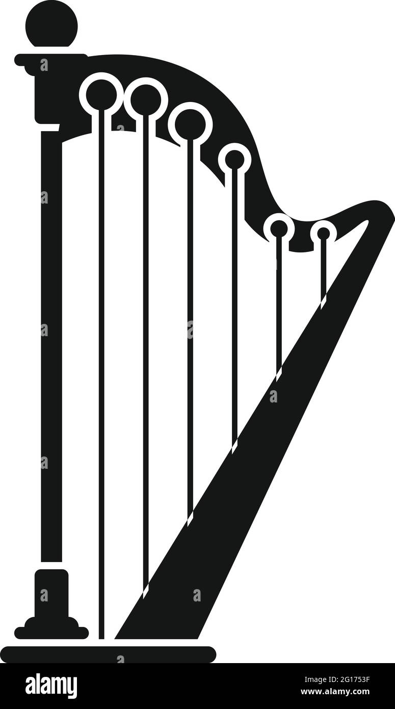Harp chord icon, simple style Stock Vector Image & Art - Alamy
