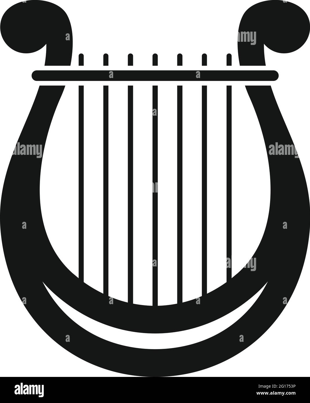 Harp festival icon, simple style Stock Vector Image & Art - Alamy