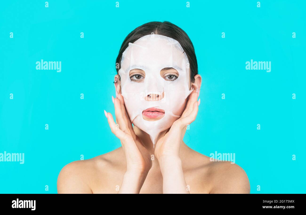 Beautiful woman with beauty mask. Skin care and beauty concept ...